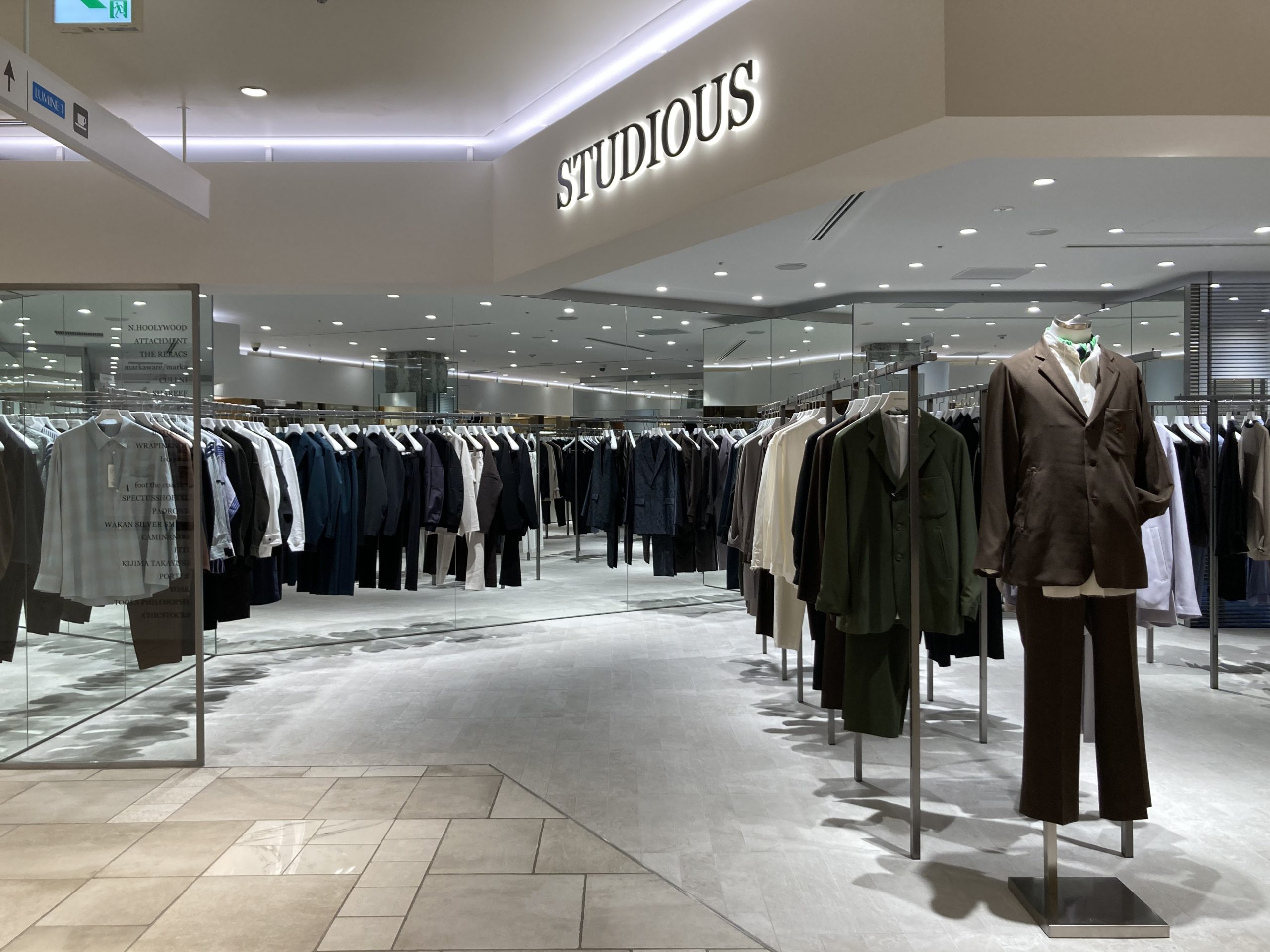 商業施設・百貨店内装工事 BOSCO ボスコ | STUDIOUS MENS | 実績